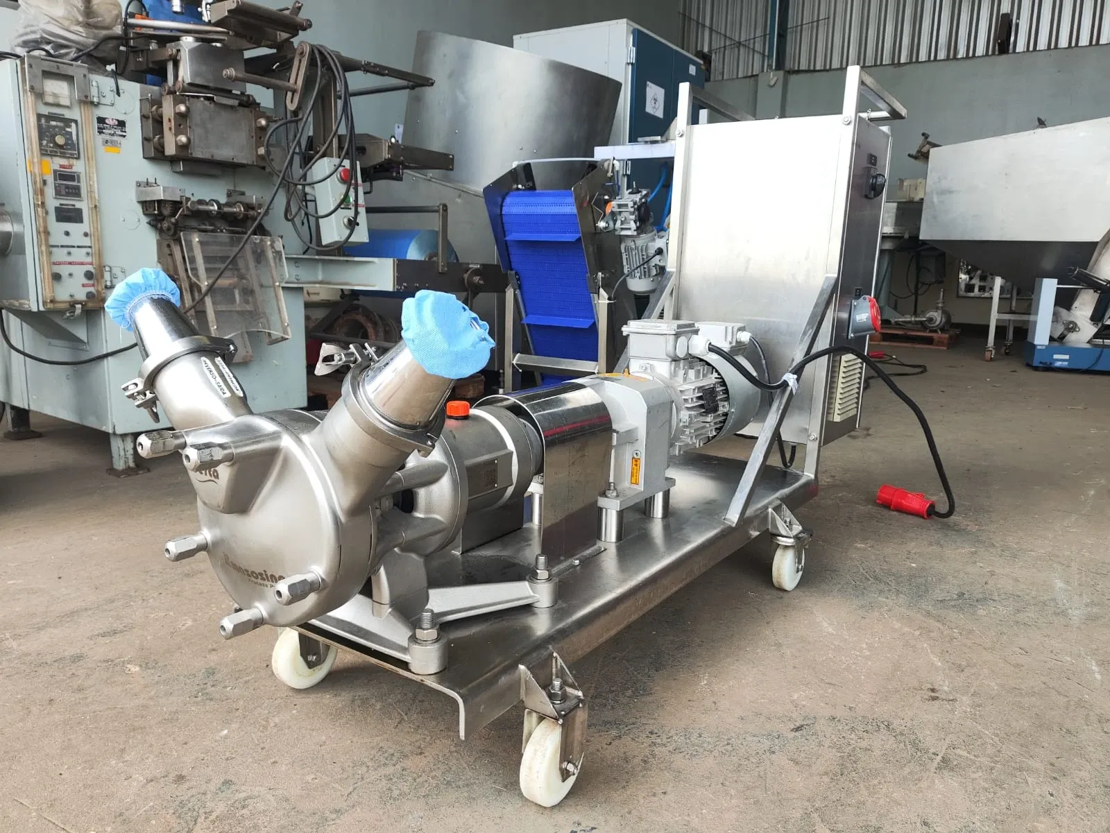 Camargo Máquinas - Bomba Senoidal Positiva em Aço Inox 316